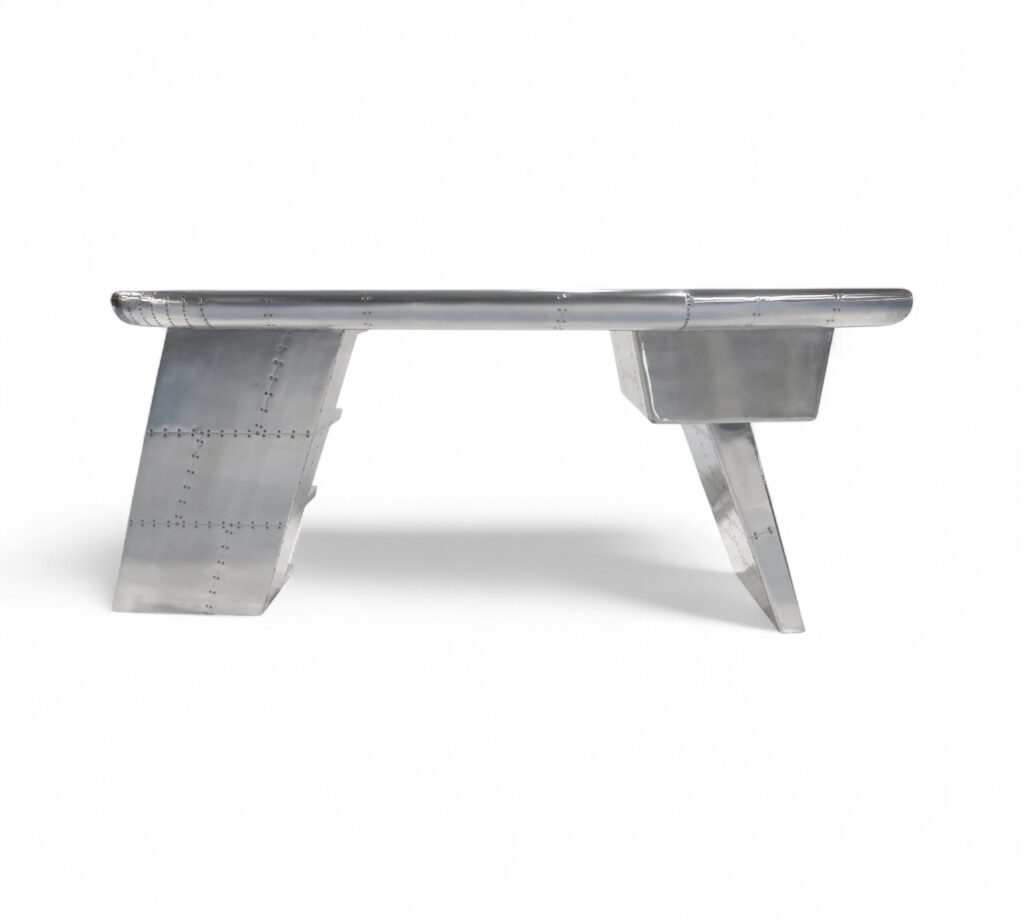 Aviator Office Wing Desk – Industrial Aluminium Work Desk